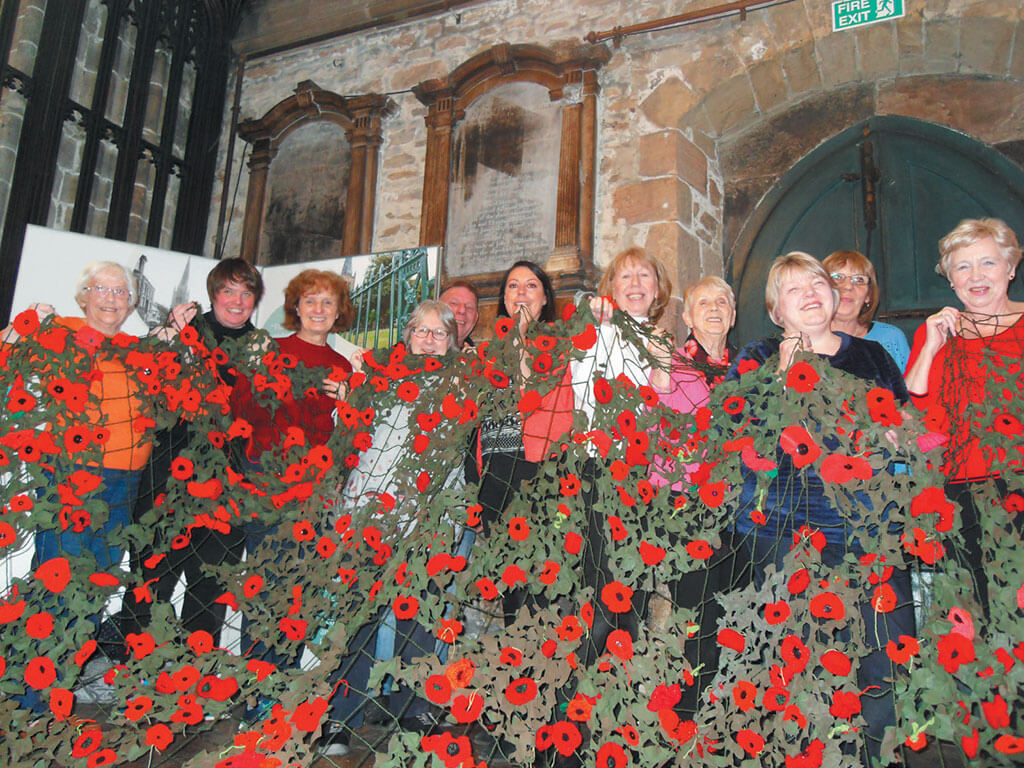 A town knitted together in tribute... - Reflections Magazine